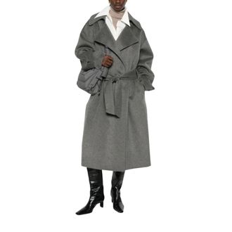 Frankie Shop Peter Trenchcoat - - Coats - Damen - Grau - XS