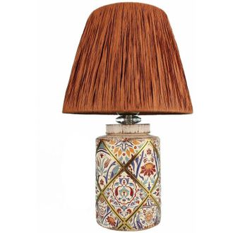 Opviq Lampe de table, lampe de chevet, lampe de salon Lamp Brun IP20