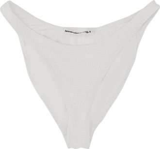 T Alexander Wang Logo-Embroidered Bikini Briefs - White