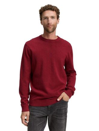 Tom Tailor Strickpullover BASIC CREWNECK KNIT aus Baumwolle