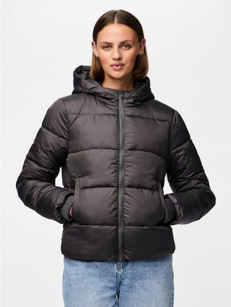 Pieces Steppjacke PCBEE NEW SHORT PUFFER JACKET NOOS BC Kunstfaser