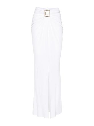 Elisabetta Franchi Jupe Midi - Blanc