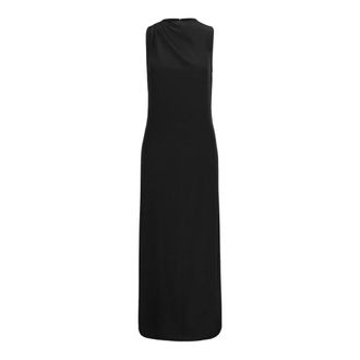 Envelope 1976 Maxikleid mit Ovalen Offenen R&uuml;cken - - Dresses - Damen - Schwarzk - L