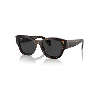 Ray-Ban Jorge Sonnenbrillen Havana Fassung Schwarz Glas Polarisiert 52-20