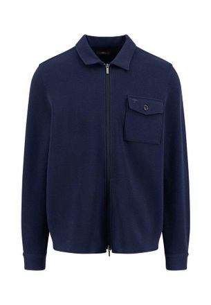 Fynch-Hatton Kurzjacke Materialmix aus Polyester, Baumwolle und Elasthan, normale Passform