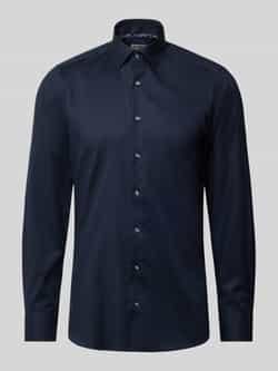 Olymp Level 5 Regular Fit Businesshemd aus Baumwolle-Mix mit Kentkragen