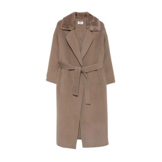 Betta Corradi G&uuml;rtelmantel - - Coats - Damen - Beige - M