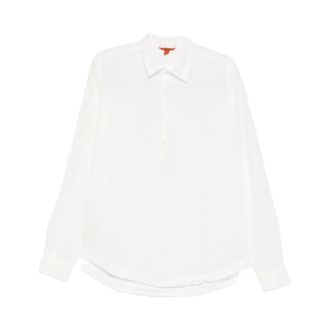 Barena Homme, Chemises, Blanc, Taille: L Camicia polo bottoni