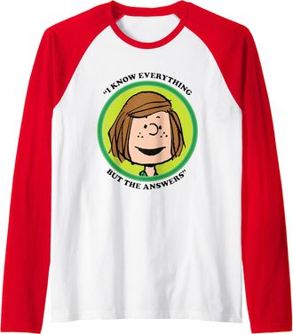 Peanuts Abzeichen Peanuts Peppermint Patty Raglan