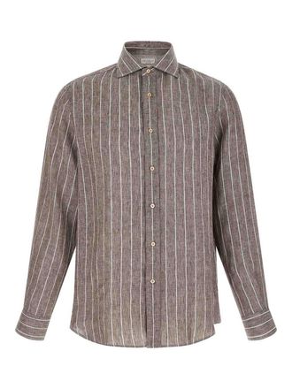 Brunello Cucinelli Chemise - Marron
