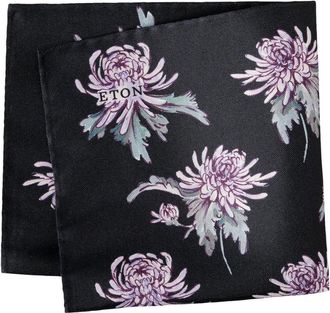 Eton Einstecktuch aus Seide mit floralem Print in