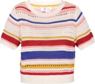 Izia Pullover Frauen cremewei&szlig; mehrfarbig