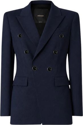 Pinko Blazer doppiopetto slim - - Jackets - Damen - Blau - M