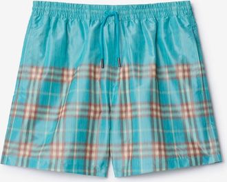 Burberry Short de bain Gradient Check, Size: XXL