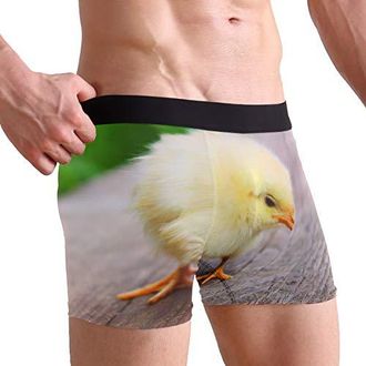 Montoj Montoj Boxer stretch pour homme Motif poussin de P&acirc;ques - - M