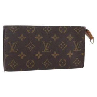 Louis Vuitton Pochette en toile Pre-owned - Femme - Pre-owned - Brun - Taille: ONE Size