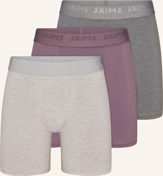 SKIMS Skims 3er-Pack Boxershorts Skims Stretch grau
