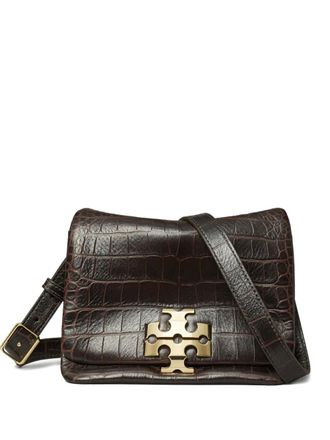 Tory Burch Charlie Schultertasche - Braun