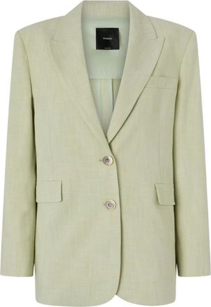 Pinko Pinko, Femme, Vestes, Vert, Taille: 40 FR Faith Blazer