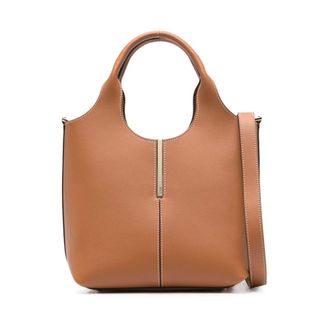 Tod's Femme, Sacs, Brun, Taille: ONE Size Mini Sac Shopping