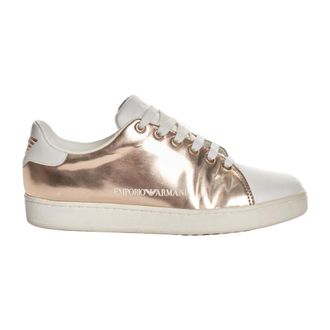 Emporio Armani Moderne Metallic-Sneakers - - Shoes - Damen - Gelb - 36 1/2 EU
