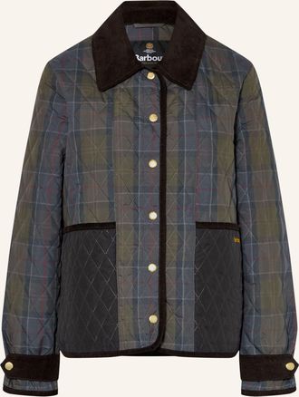 Barbour Steppjacke Ainsdale Im Materialmix gruen
