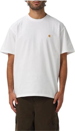 Carhartt Work in Progress Homme, Tops, Blanc, Taille: S Relaxed Fit Tee