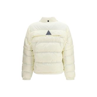 Moncler Womens Beige Polyamide Coat Clothing