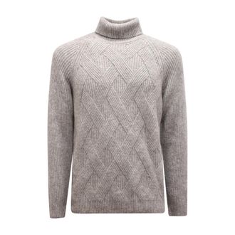 PESERICO Woll-Rollkragenpullover - - Knitwear - Herren - Grau - M