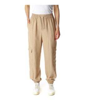 Lala Berlin Straight Hosen - - Trousers - Damen - Beige - M