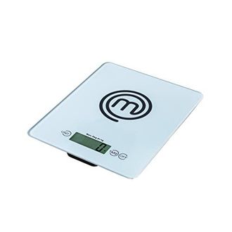 Masterchef Küchenwaage Digital, Waage zum Kochen und Backen, Kitchen Scale Klein für Gramm & Unzen (5kg-Grenze), Touch-Bedienung & Abschaltautomatik, Einscheiben