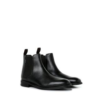 Paul Smith glatte Lederstiefel Augustus - Schwarz