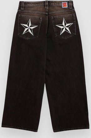 Empyre Ultra Wide Star Kids Jeans grip wash