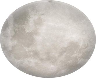 Trio leuchten 627516000 lunar plafonnier &agrave; led en acrylique avec phase de lune changeable 1 x 40 w led luminosit&eacute; r&eacute;glable nuit