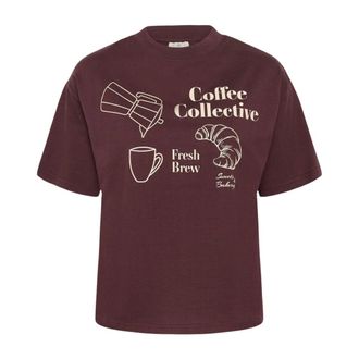 Kaffe T-Shirt - - Tops - Damen - Braun - XL
