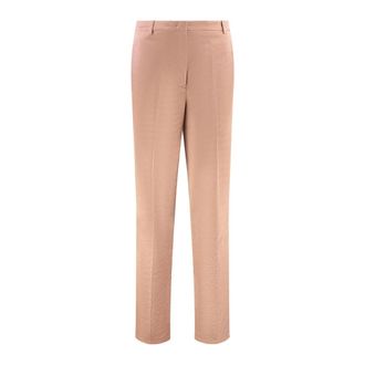 Pinko Tailored Straight Leg Hosen - - Trousers - Damen - Rosa - S