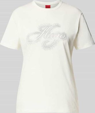 HUGO BOSS Regular Fit T-Shirt mit Rundhalsausschnitt Modell Damacia_10