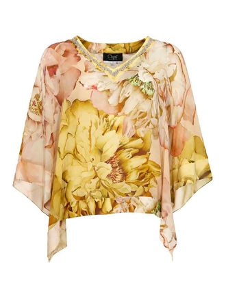 Clips Bluse - Gelb