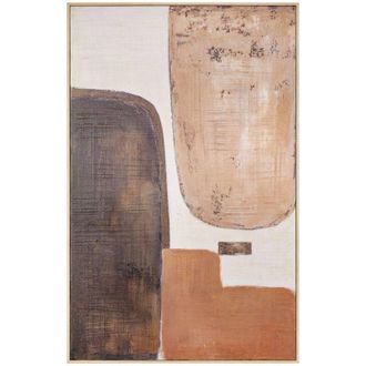 Atmosphera Leinwand Colette 75x116cm braun - Atmosphera cr&eacute;ateur dint&eacute;rieur