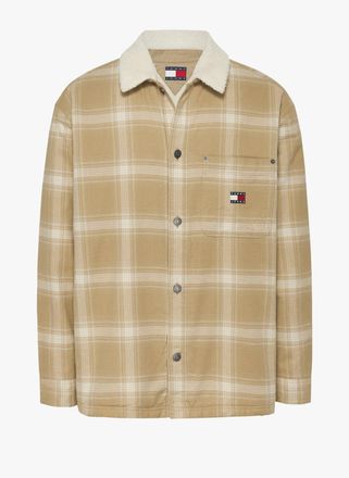 Tommy Hilfiger Surchemise d&eacute;contract&eacute;e &agrave; col en sherpa