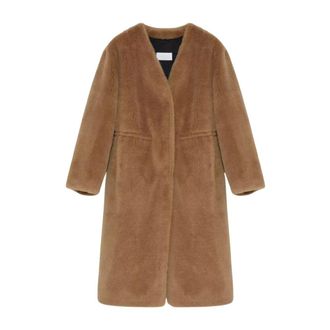 Yves Salomon Damen, M&auml;ntel, Braun, SGr&ouml;&szlig;e