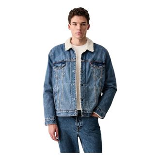 Levi's Type 3 Sherpa Trucker Jacke - - Jackets - Herren - Blau - L