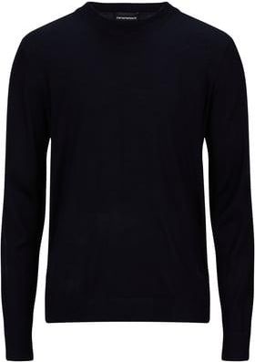 Emporio Armani Pull droit en en soie et cachemire