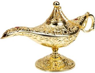 TOPBATHY Lampe En Alliage De Zinc Dor&eacute; D&eacute;Coration Retro Pour Maison Accessoire Photo Atmosph&egrave;Re Chaleureuse Id&eacute;Al Pour Cadeau