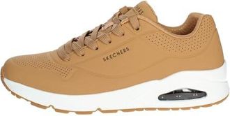 Skechers Uno Stand on Air Baskets Homme, Tan Durabuck Trim, 41.5 EU