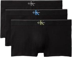 Calvin Klein Lot de 3 boxers &agrave; logo en coton m&eacute;lang&eacute;