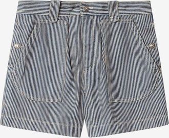 Isabel Marant Short Eveja - Femme - Bleu-blanc - Taille34 - Marant &Eacute;toile