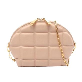 Bottega Veneta Pre-owned Padded Half Moon Leder Schultertasche - - Pre-owned - Damen - Beige - ONE SIZE