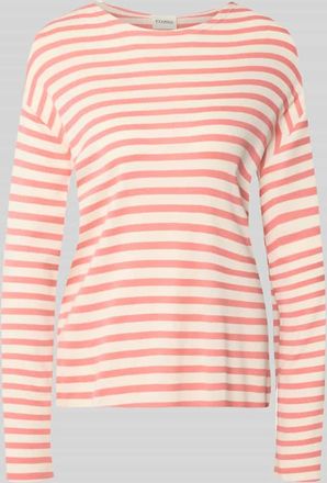 Closed Longsleeve im Allover-Look mit Rundhalsausschnitt