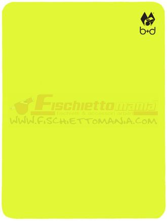 B+D Schiedsrichter-Disziplinarkarte, neongelb